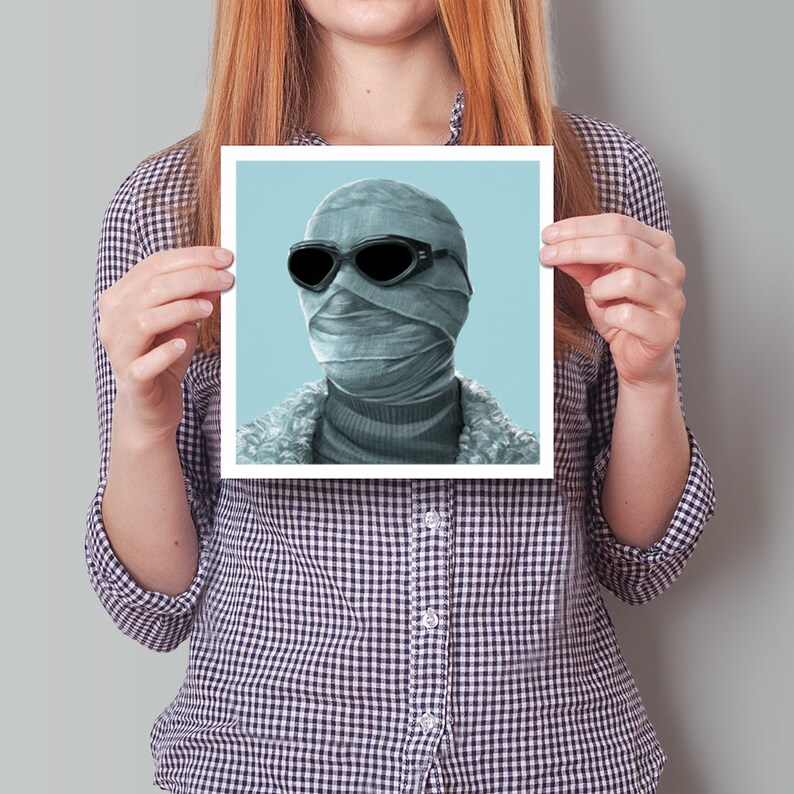 Larry Trainor Negative Man Doom Patrol Printed Sketch - Etsy