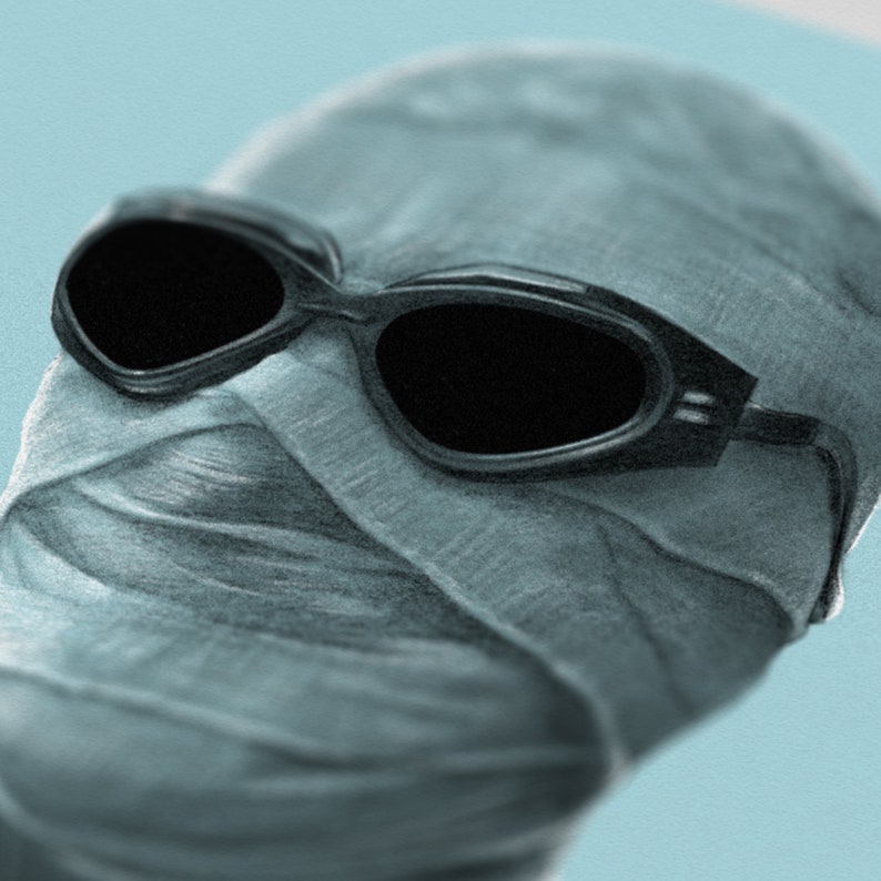 Larry Trainor Negative Man Doom Patrol Printed Sketch - Etsy