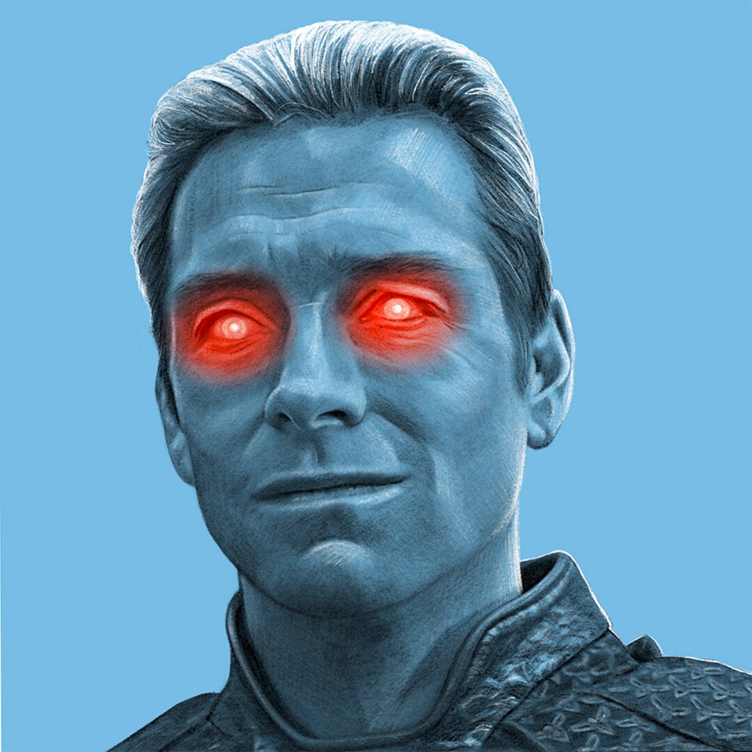 Buy Homelander the Boys Printed Sketch Online in India - Etsy