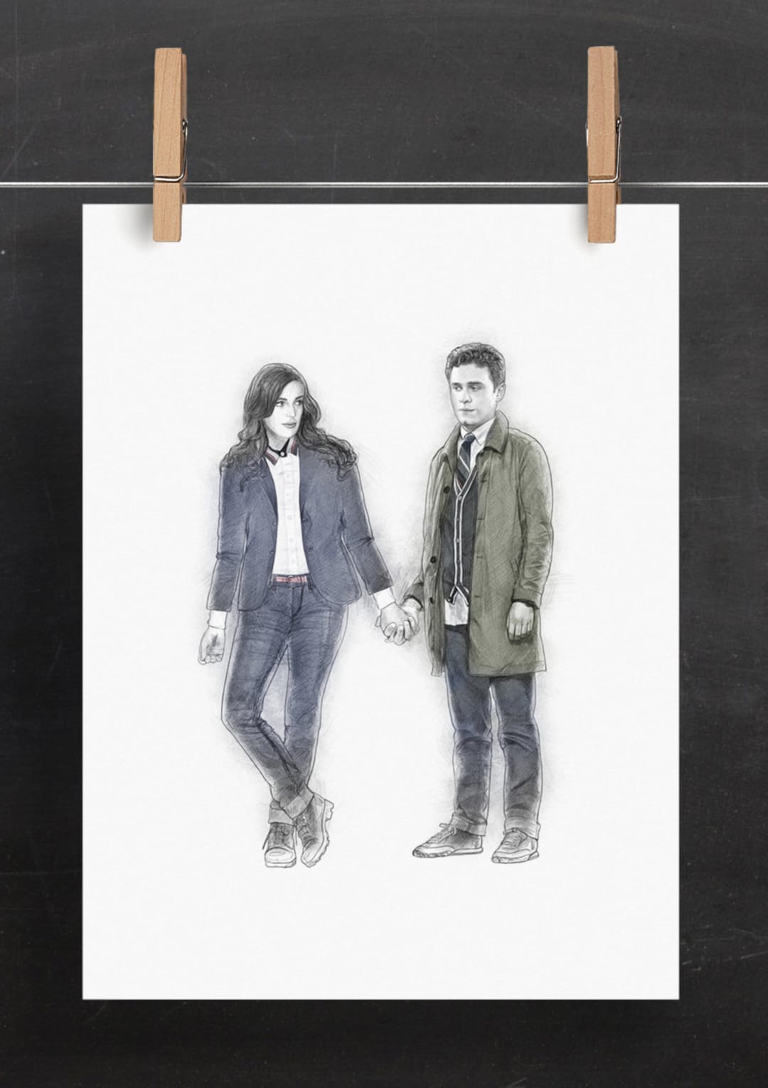 Agents of Shield Fitzsimmons Print, (marvel, Digital Pencil Sketch) Leo ...