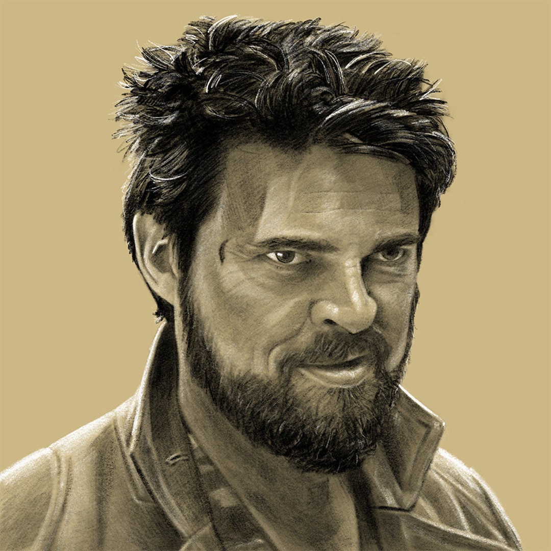 Billy Butcher - the Boys Printed Sketch - Etsy