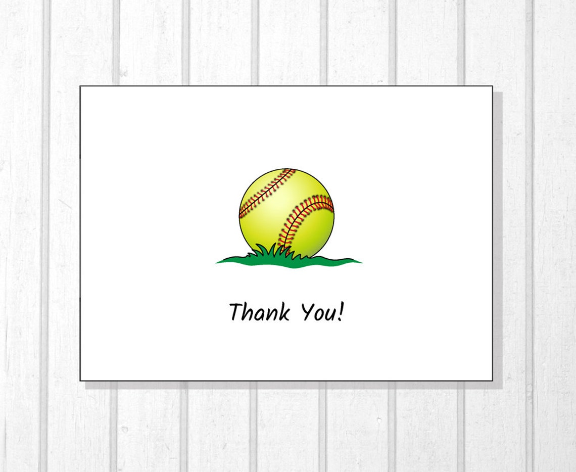 Thank You Softball, Coach, Mentor, Team Gift, Coach Thank You, Softball ...