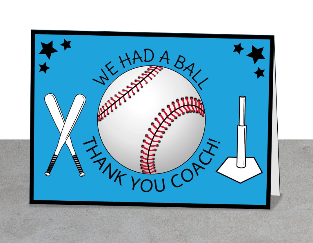 T-ball Team Coach Gift, Tee Ball Party, T Ball Coach, Downloadable File ...