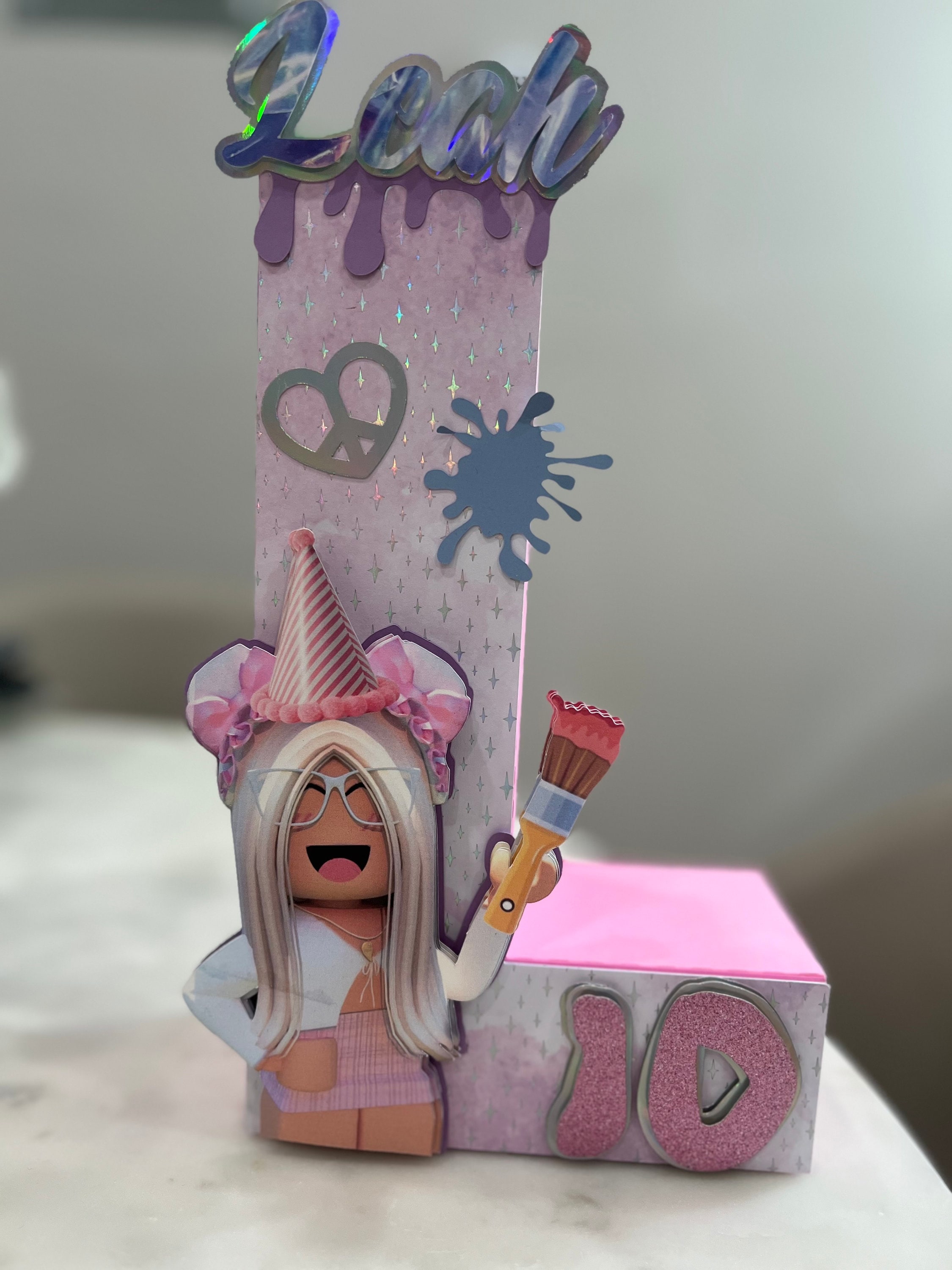 3D Roblox Letter - Etsy