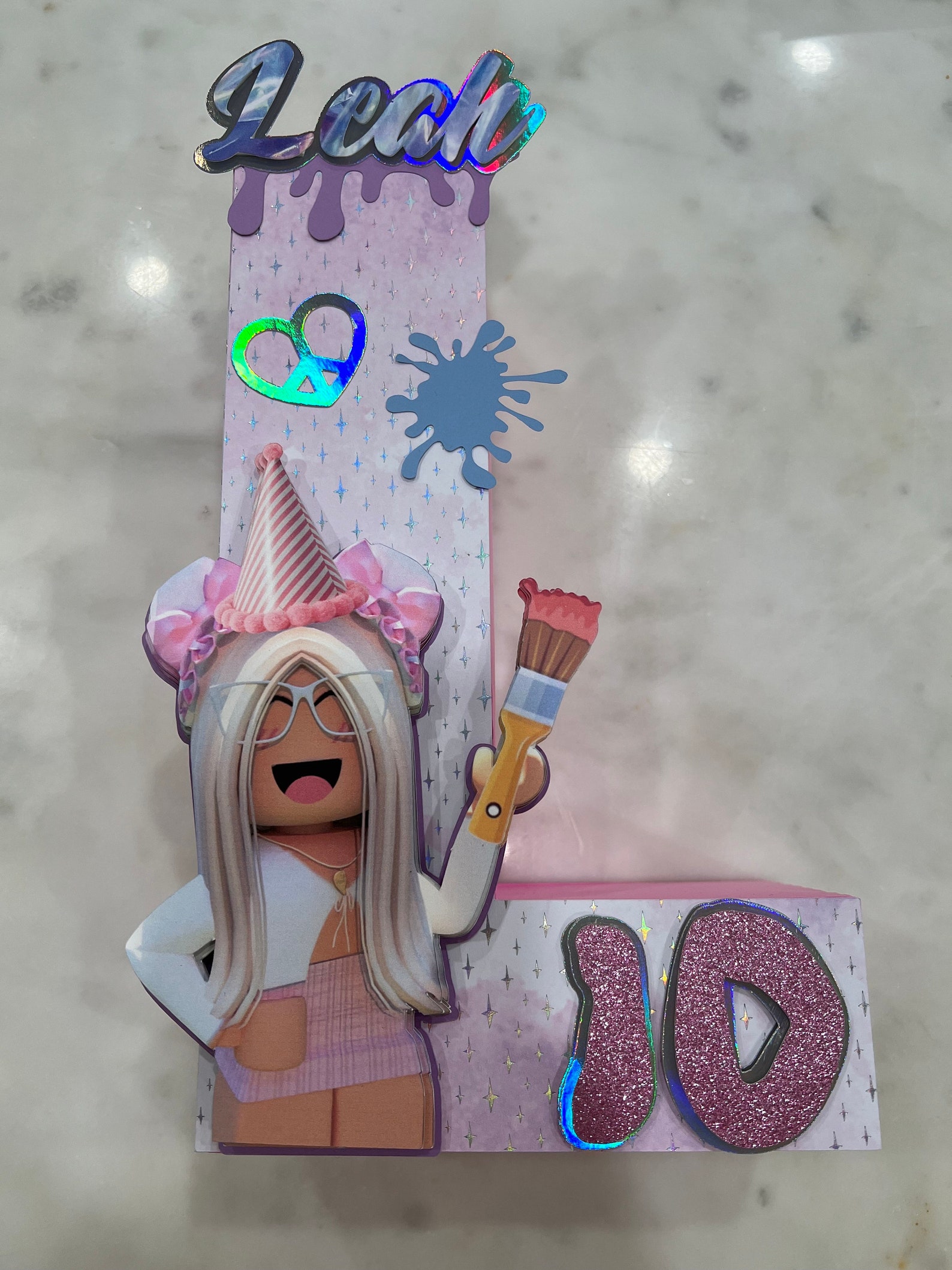 3D Roblox Letter - Etsy