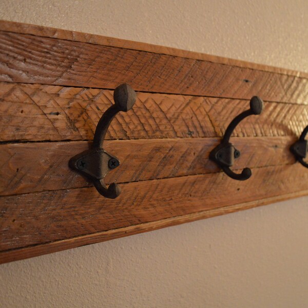 Rustic Coat Hanger - Etsy