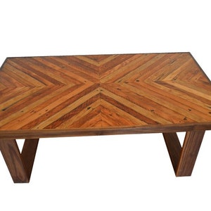 Reclaimed Doug Fir Lath Coffee Table - Etsy