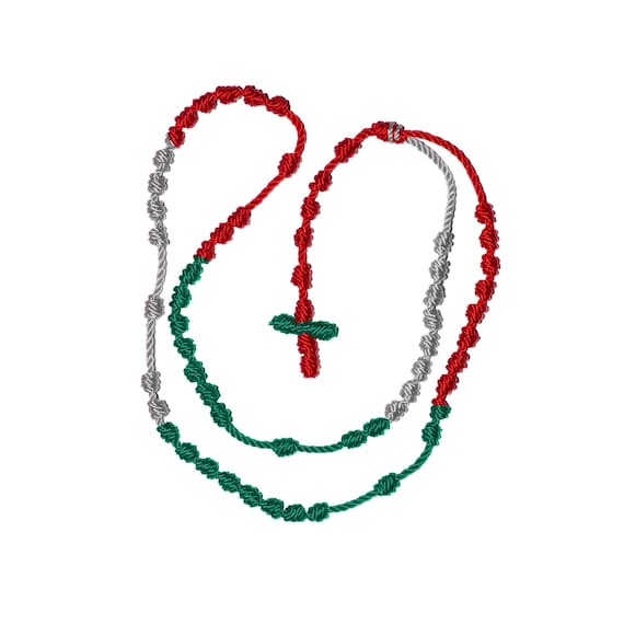 Mexican rosary necklace store