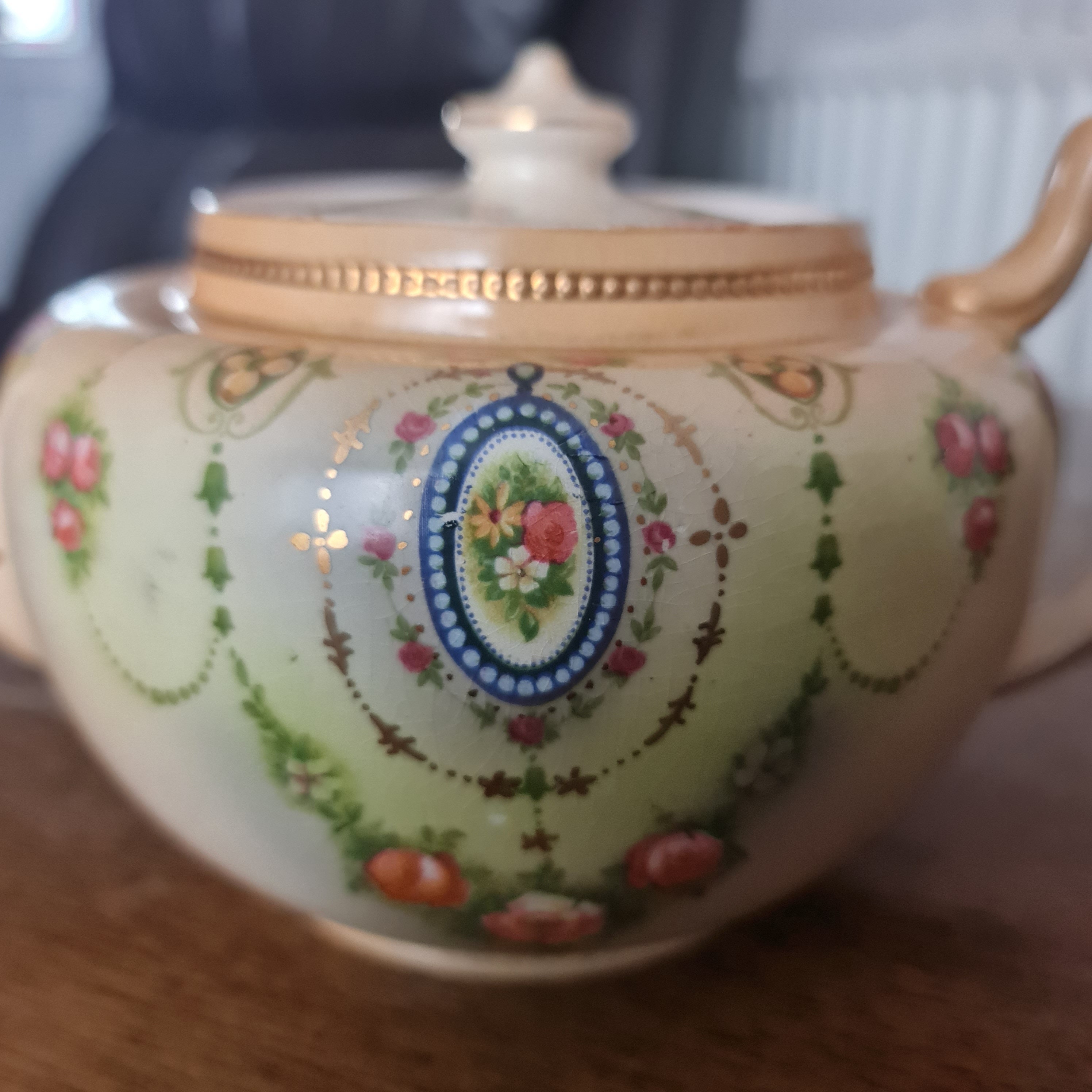 Art Nouveau Teapot Windsor Art Ware Burslem England by Gibson'n Sons ...