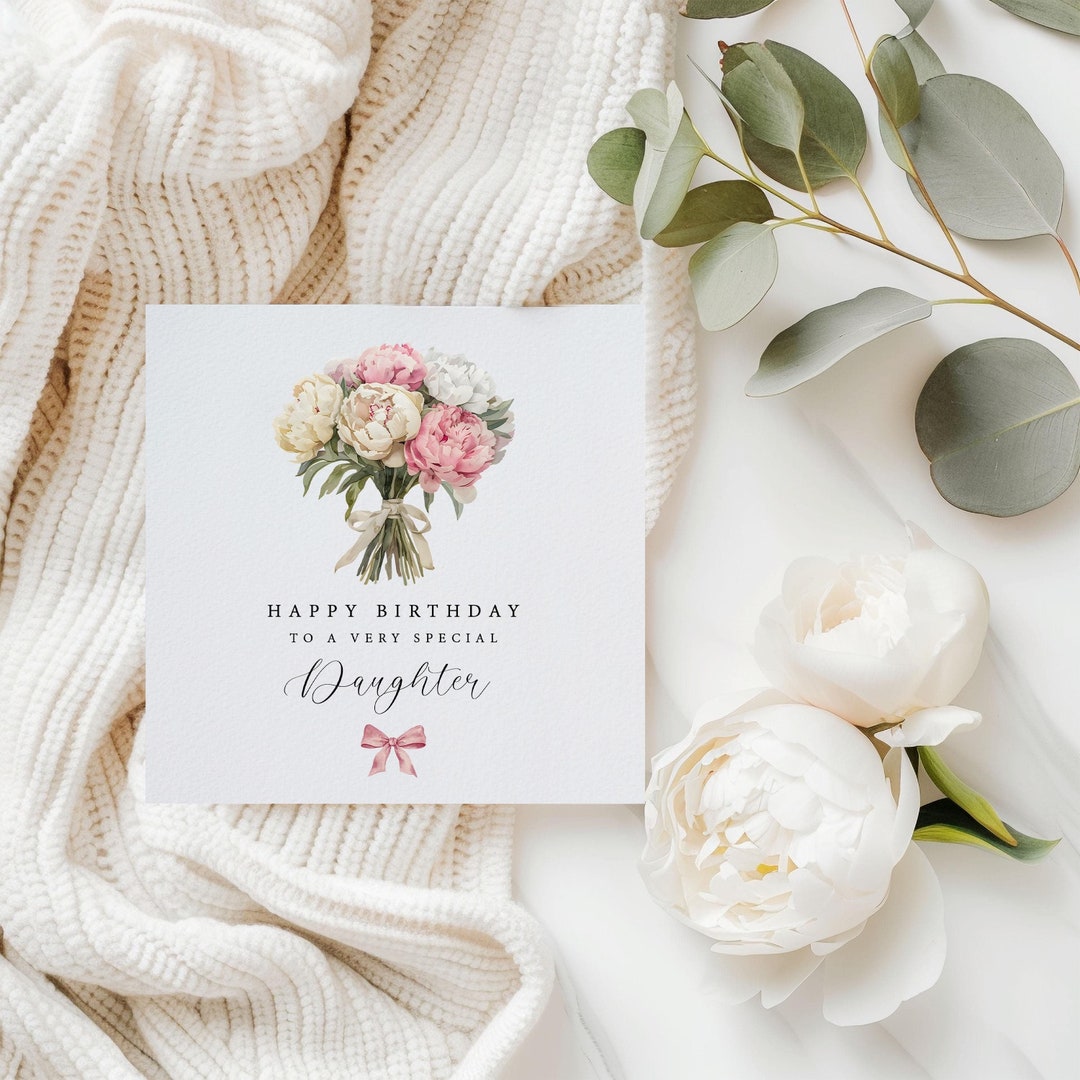 Daughter Birthday Card - Special Daughter Card - Adult Daughter Card ...