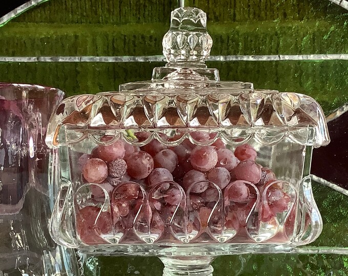 EAPG Crystal Wedding Compote Dish Early American Pressed Glass Us Glass ...