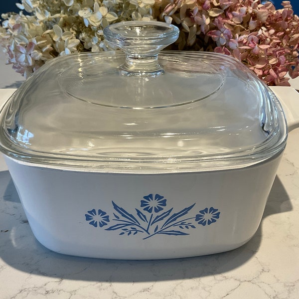 Blue Pyrex Baking Dish - Etsy