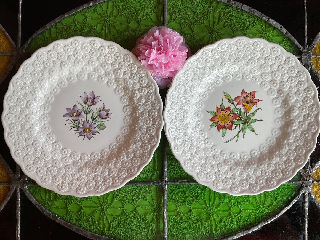 Copeland Spode Luncheon Plate Canadian Province Flower 1967 ...
