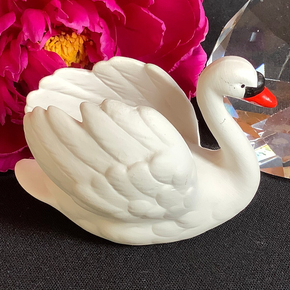 Goebel swan fine porcelain figurine salt cellar ZV 103 0 W | Etsy