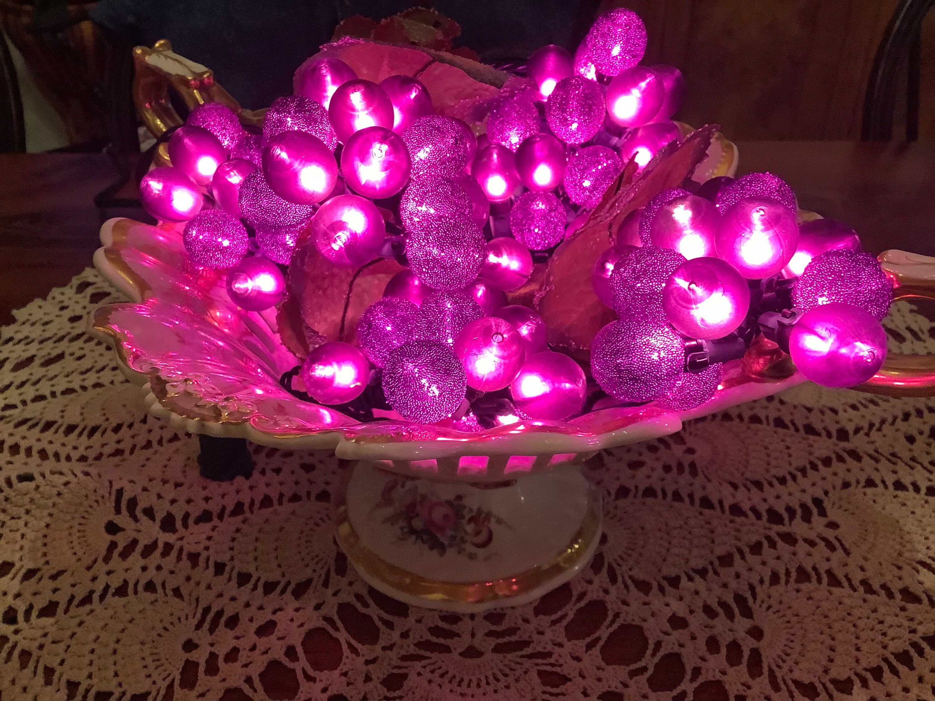 Vintage Decorative Grapes Cluster Lights Indoor Outdoor - Etsy