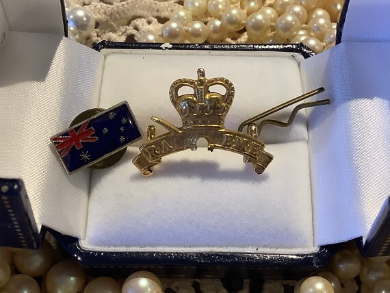 Royal Australia Electrical Mechanical Engineer Hat Badge Lapel - Etsy