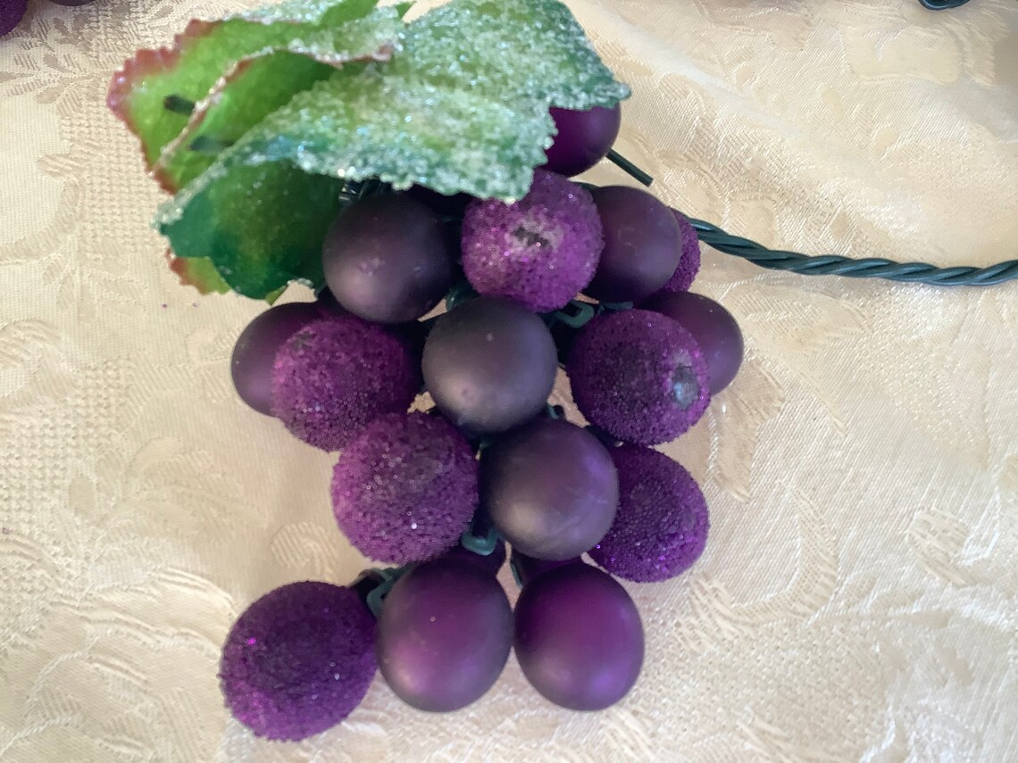 Vintage Decorative Grapes Cluster Lights Indoor Outdoor | Etsy