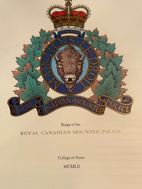 Canadian Mounted Police Logo Royal Canadian Mounted Police Town Of