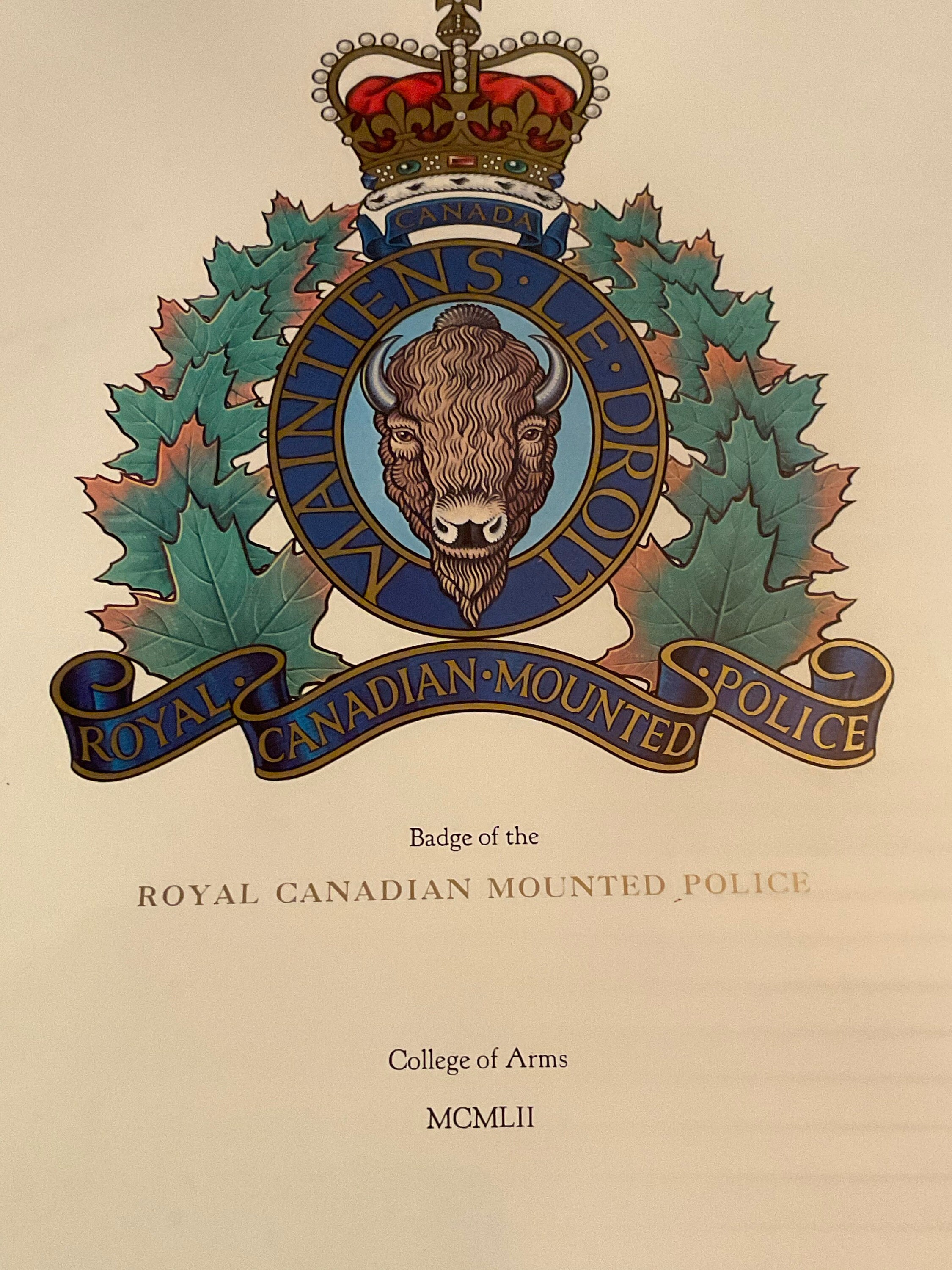 Rcmp Detective Badge