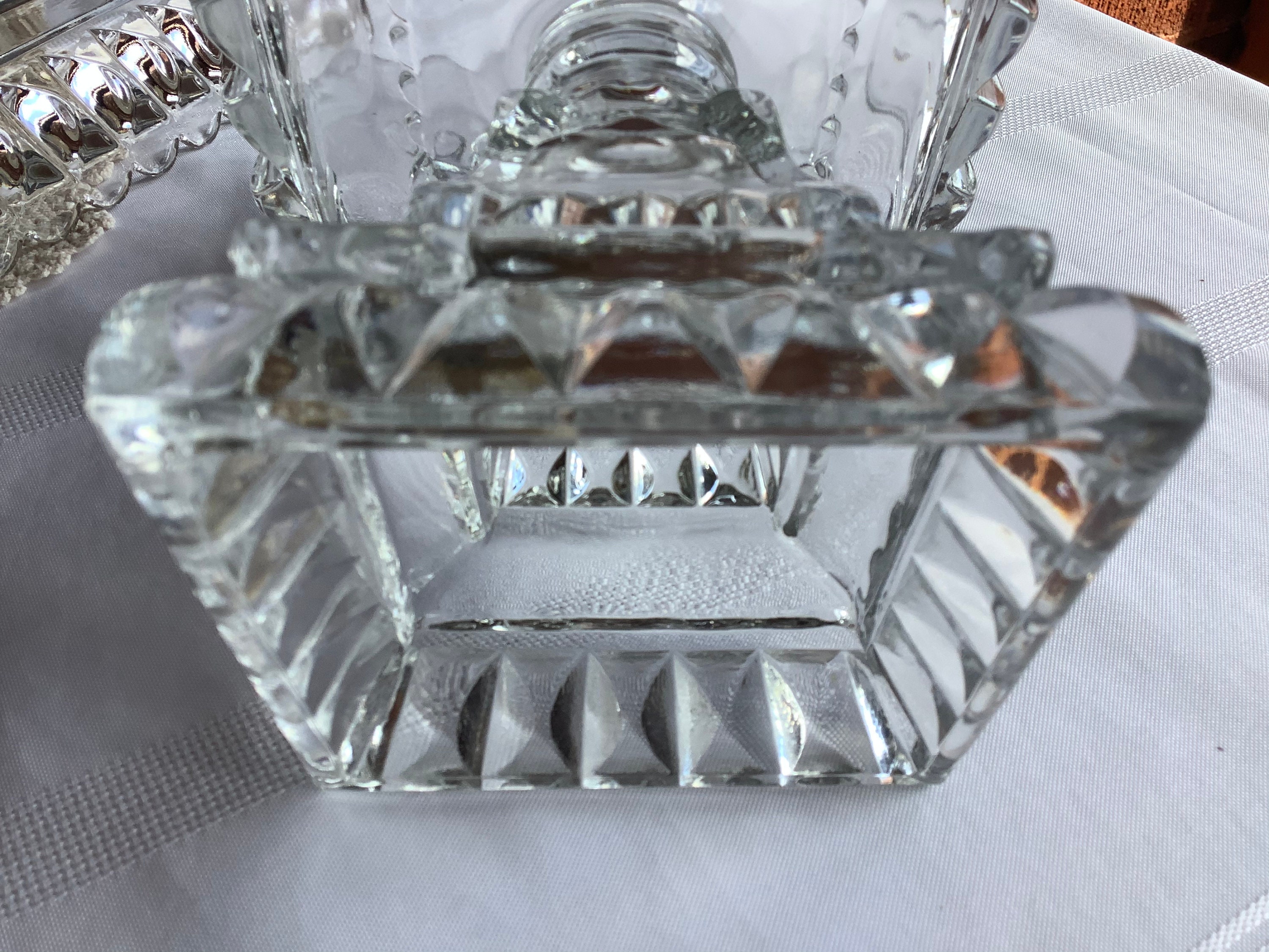 EAPG Crystal Wedding Compote Dish Early American Pressed Glass | Etsy