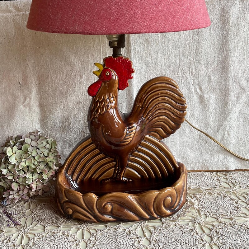 Rooster Lamp - Etsy