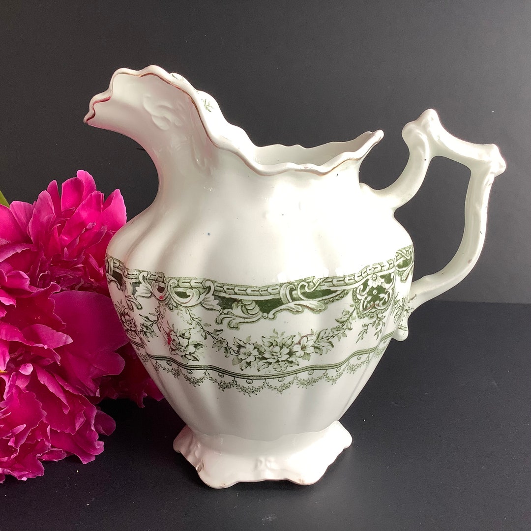 The Montreal Crockery Co King Edward Pitcher Antique - Etsy