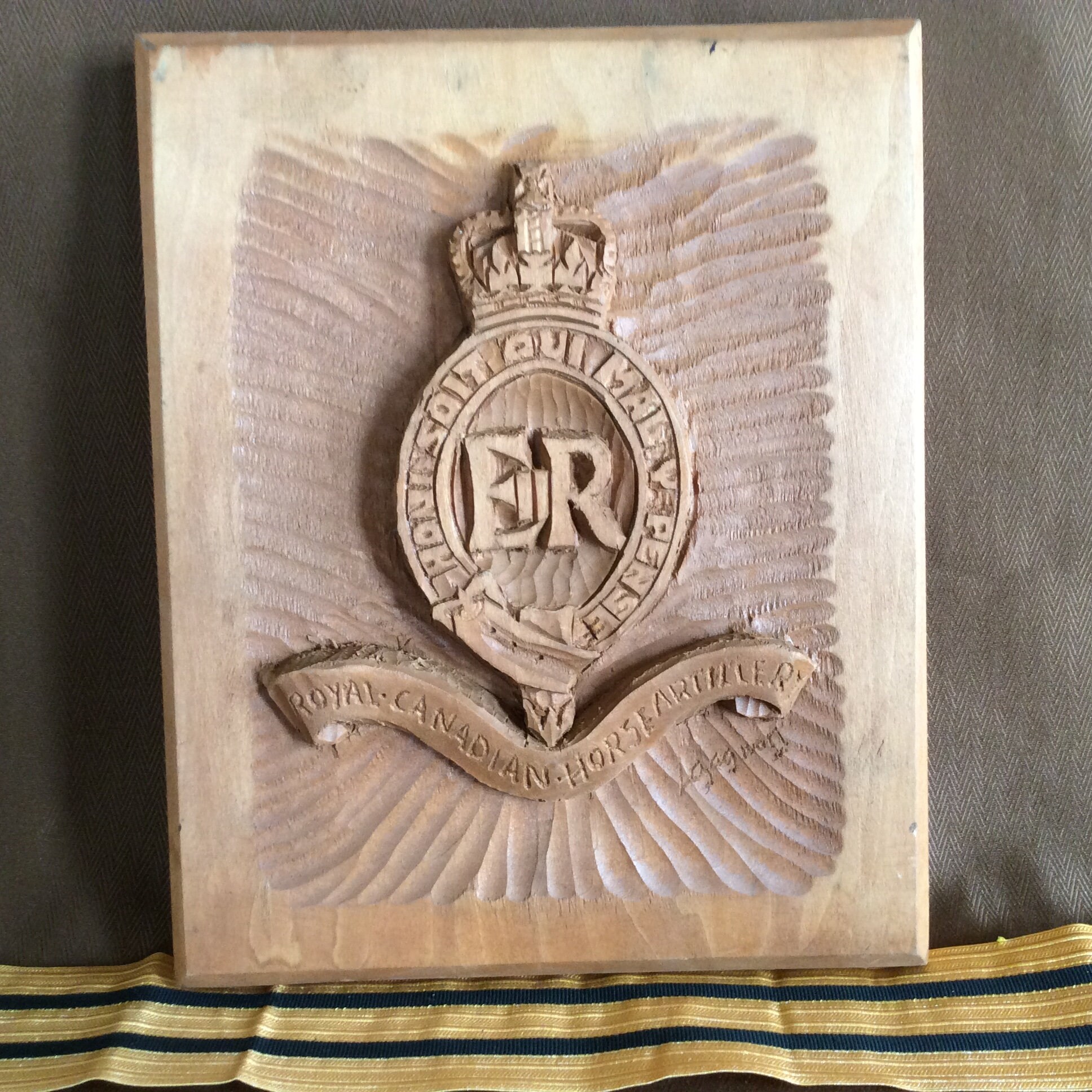 RCHA Military Forces Plaque Royal Canadian Horse Artillery | Etsy