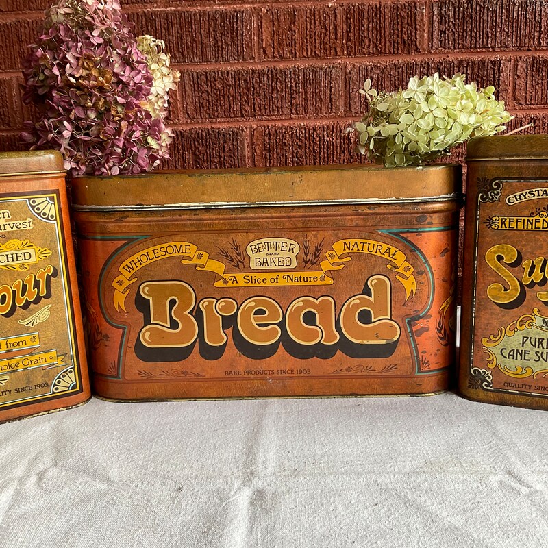 Tin Bread Box - Etsy