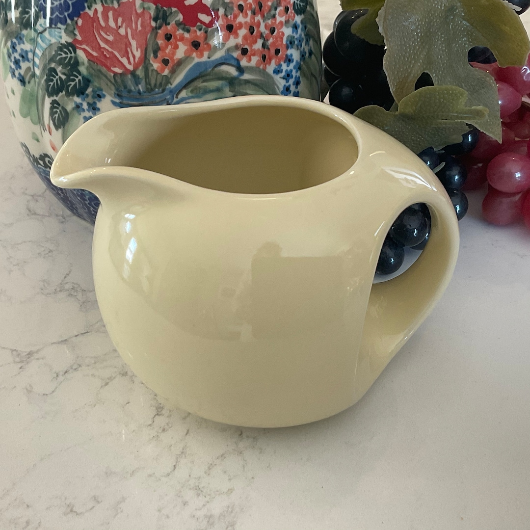 Royal Elfreda Creamer Ball Shape Yellow Jug Ace Annison Gift Collection ...