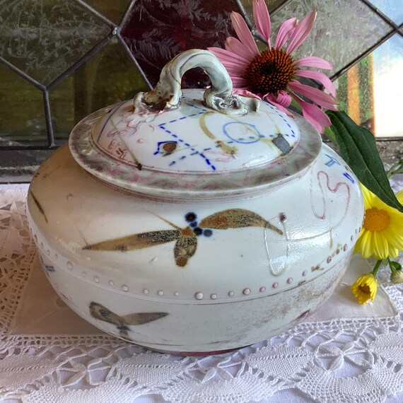 Renown Artist Duane Perkins Fine Porcelain Studio Art Covered - Etsy