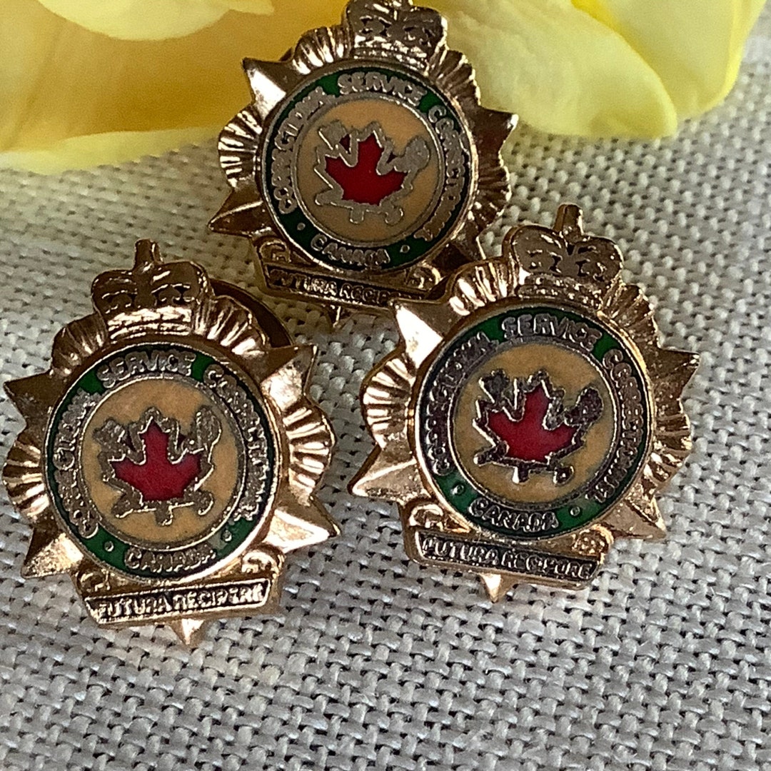 Canadian Correctional Service Lapel Pin Hat Cap Uniform Lap Pin ...