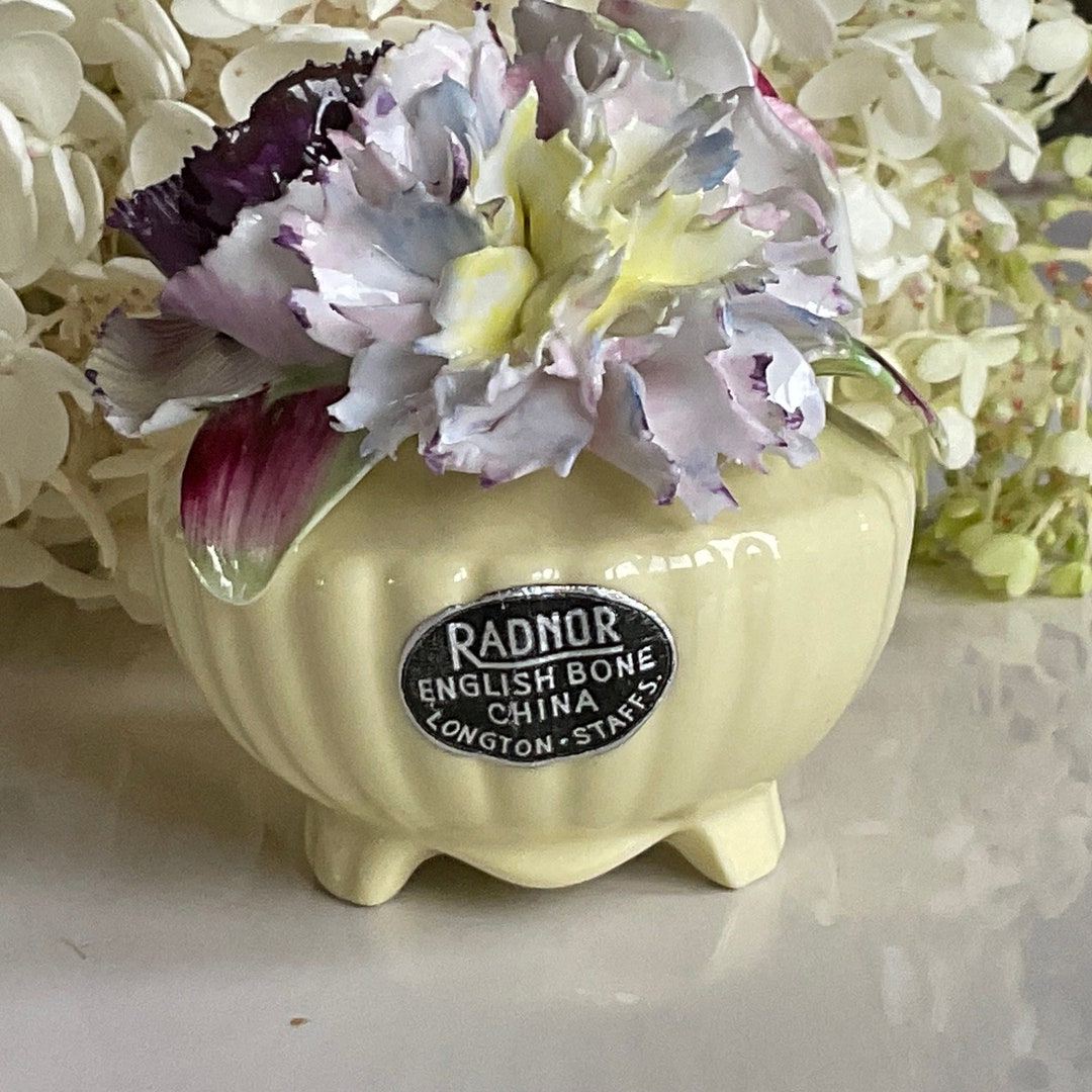 Radnor England Posy Bone China Decorative Flower Bouquet Vintage Gift ...