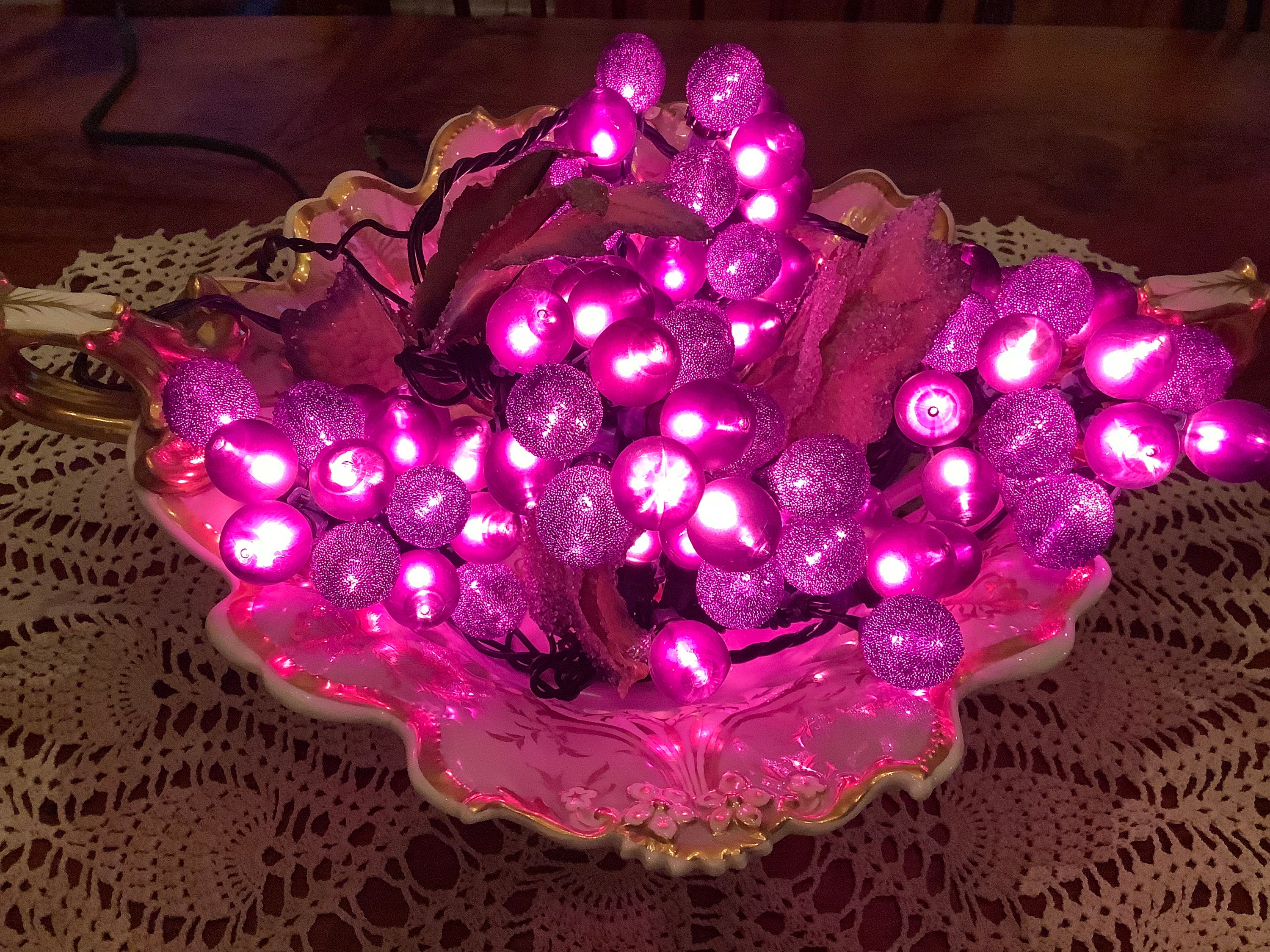 Vintage Decorative Grapes Cluster Lights Indoor Outdoor - Etsy
