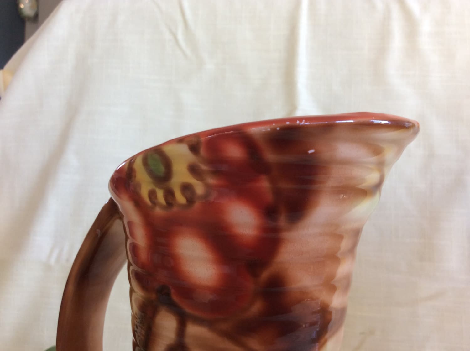 Vintage Art Deco Beswick Pottery Pitcher 1928 Poppy Flower - Etsy