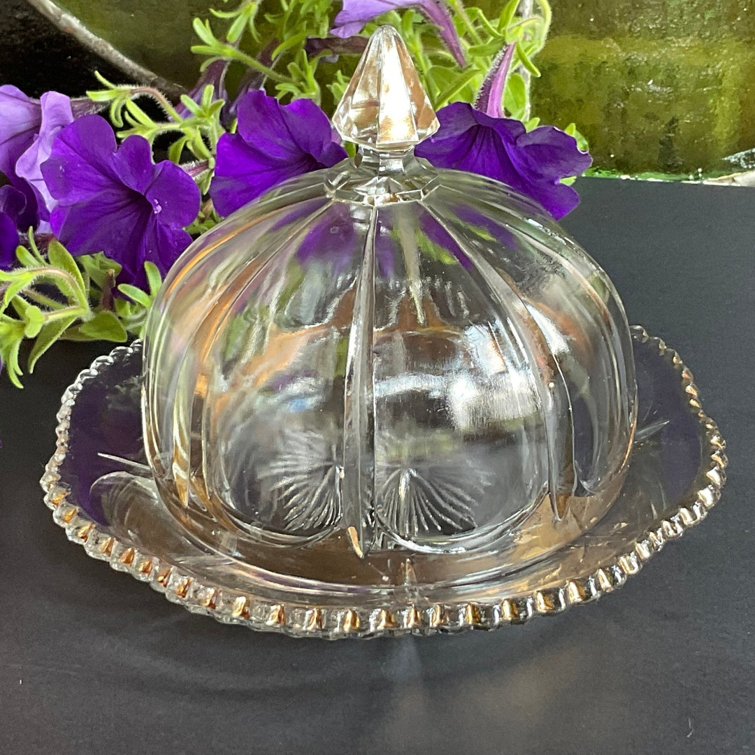 Victorian Dome Lid Butter Dish Antique Early American Cheese Dish - Etsy