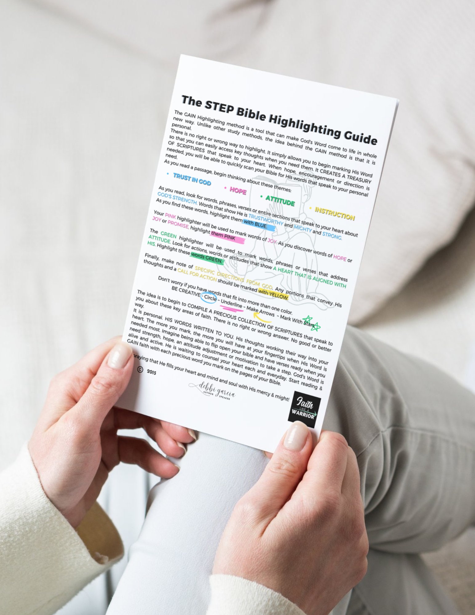 STEP Bible Highlighting Guide: Bible Study Method (printable) - Etsy