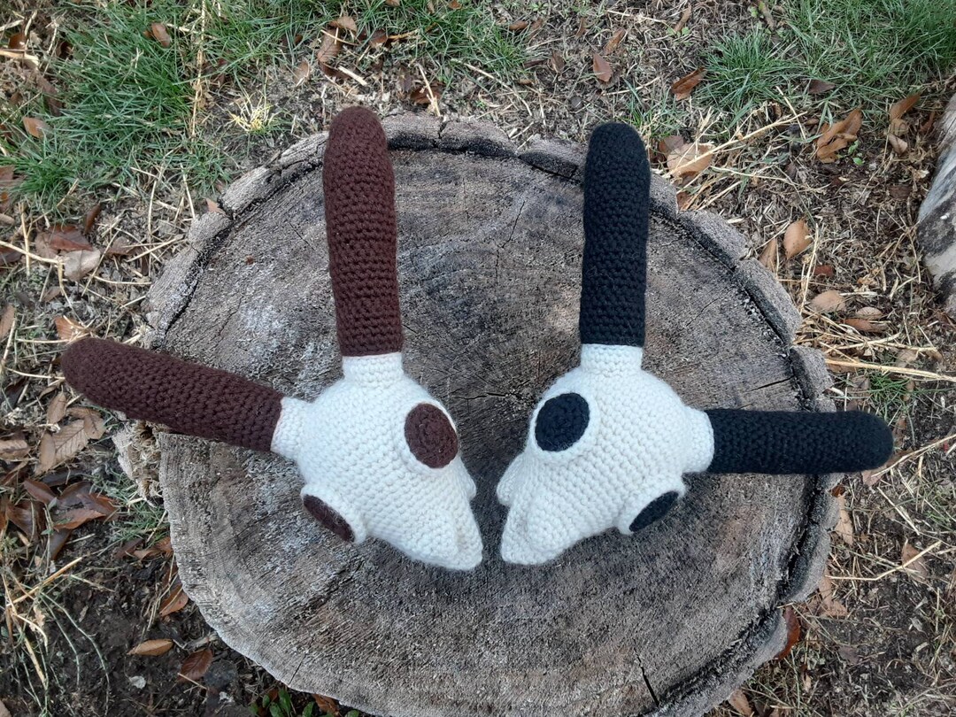 Goat Skull Stuffed Crochet Amigurumi Goat Ram Ibix Skull Plushie - Etsy