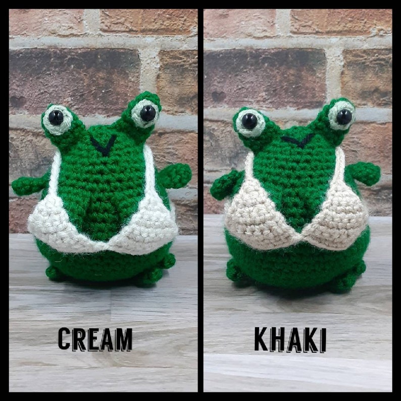 Crochet Saggy Boob Frog With Big Booty Made to Order Amigurumi - Etsy