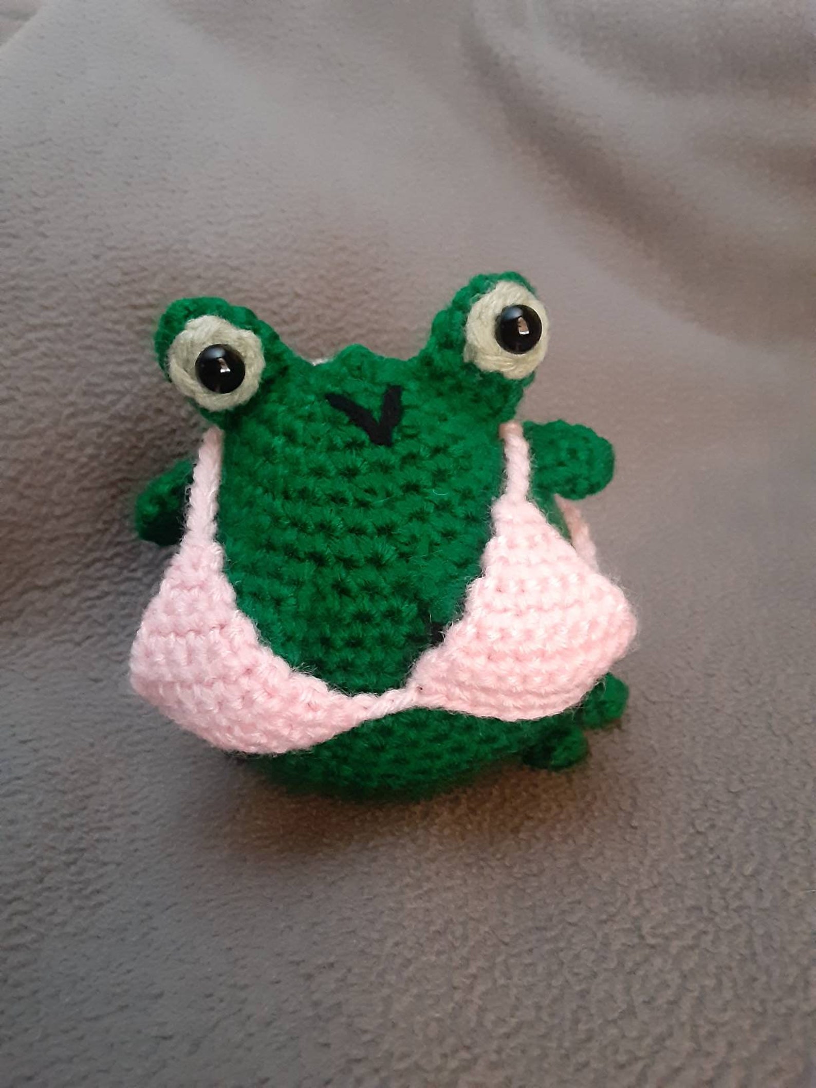 Crochet Saggy Boob Frog With Big Booty Amigurumi Plushie - Etsy