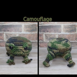 Angry Black and Desert Rain Frogs Crochet Made to Order Stuffed ...