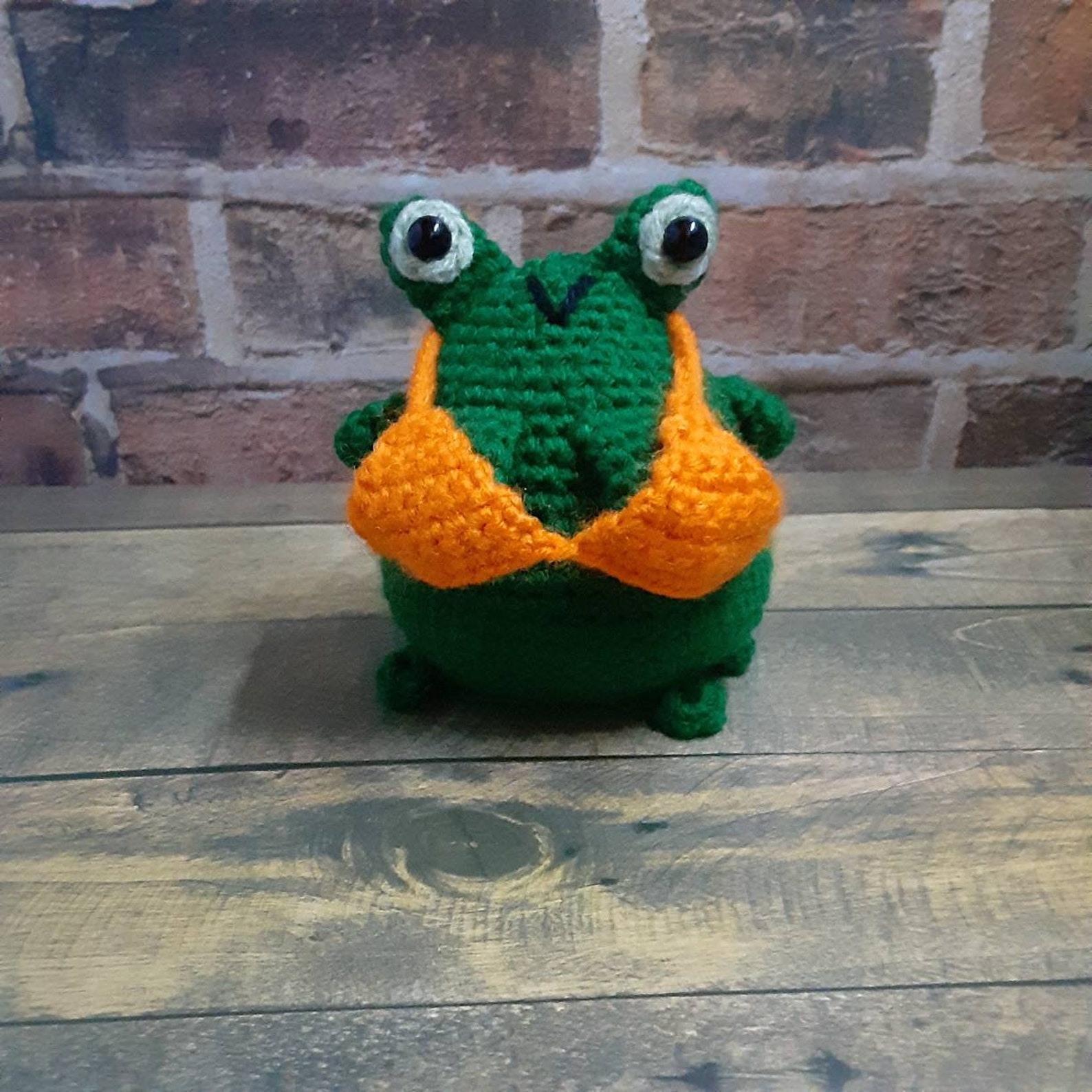 Crochet Saggy Boob Frog With Big Booty Amigurumi Plushie - Etsy
