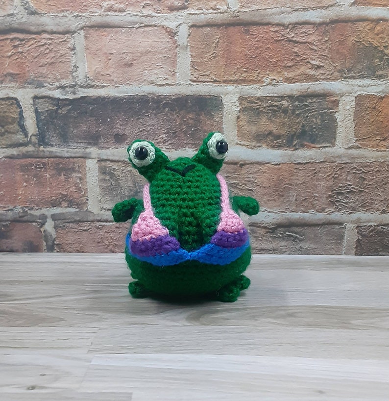 Crochet Saggy Boob Frog With Big Booty Made to Order Amigurumi - Etsy