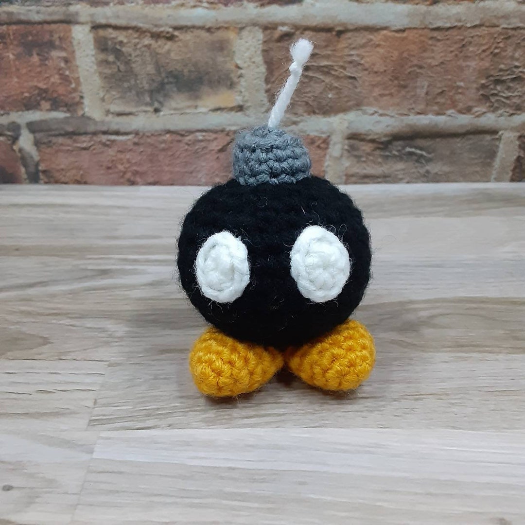 Mini Stuffed Bob Omb Gamer Crochet Amigurumi Chibi Plushie - Etsy
