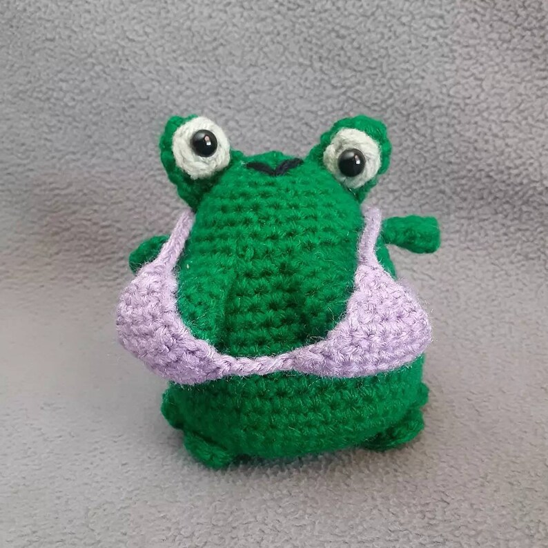 Crochet Saggy Boob Frog With Big Booty Amigurumi Plushie | Etsy Canada