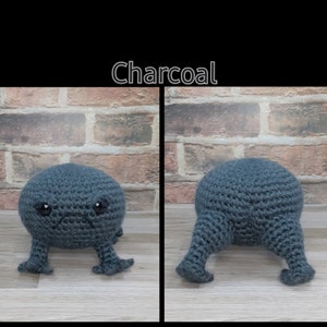 Angry Black and Desert Rain Frogs Crochet Made to Order Stuffed ...