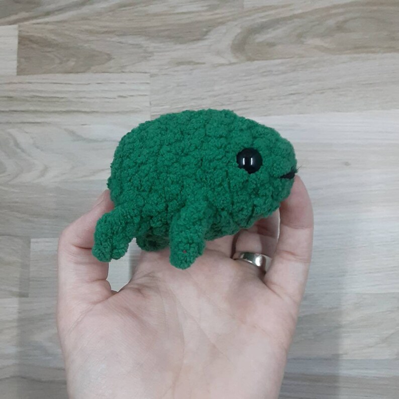 Crochet Pocket Rain Frog Small Amigurumi Plushie or Keychain - Etsy