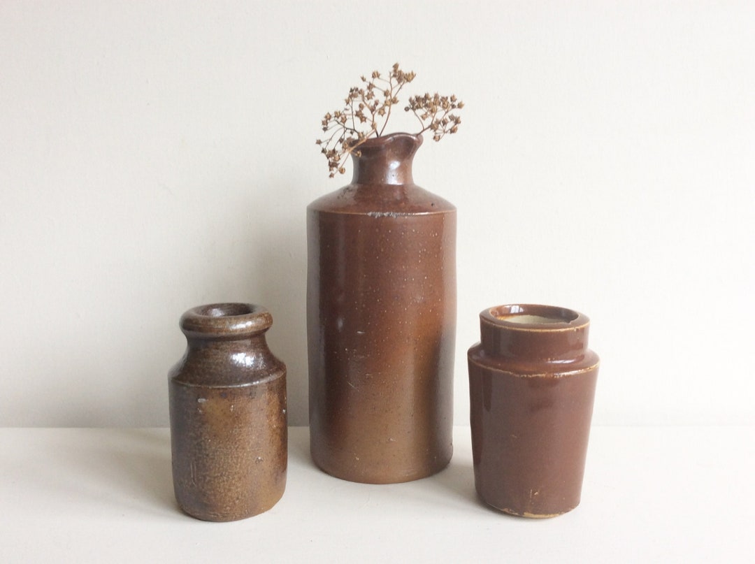 Antique Stoneware Pots Vintage Stoneware, Stoneware Inks, Salt Glazed ...