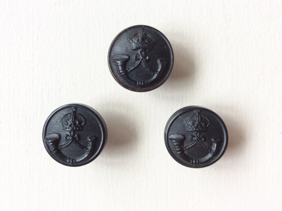 3 Kings Royal Rifle Corps Buttons Royal Green Jackets - Etsy UK