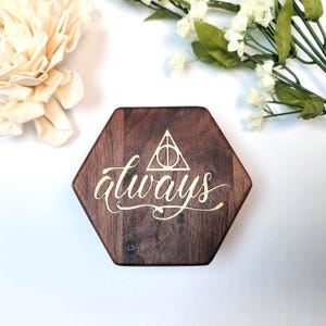 Handcrafted Always Keepsake Box - Wooden Jewelry Box Made From Solid ...