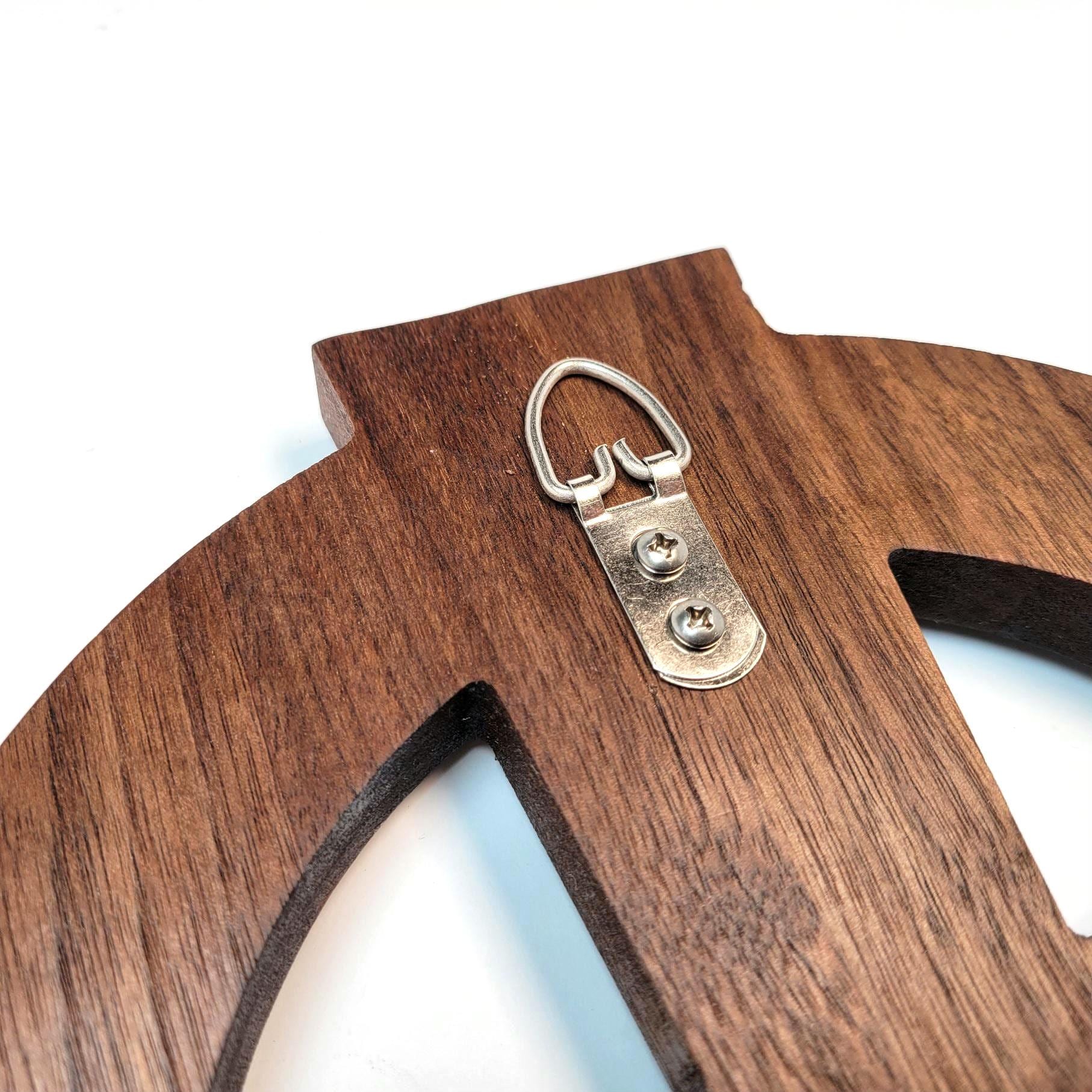 Solid Wood Cross With Celtic Design - Carved Solid Walnut Teak Oak Wood ...